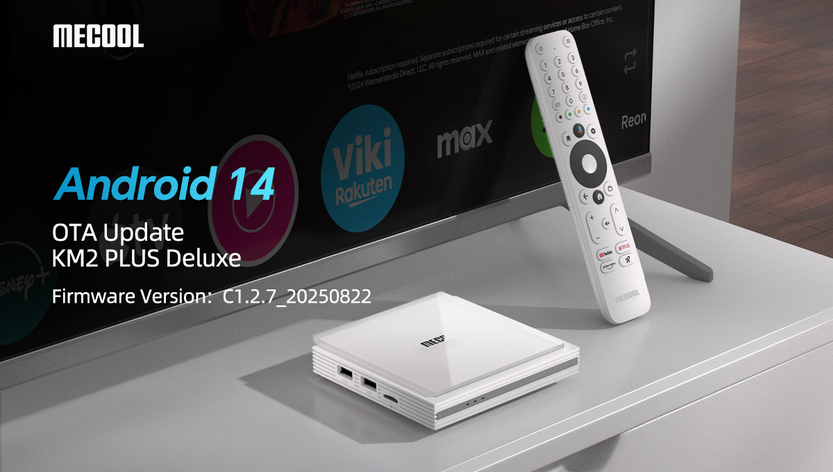 MECOOL KM2 PLUS Deluxe Android 14 Updat