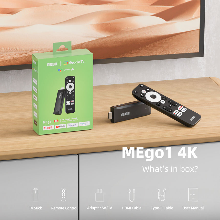 MECOOL MEgo1 4K Google TV Stick
