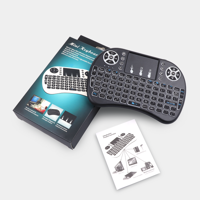 I8 Russian/English/Spainish Backlit Wireless Mini Keyboard